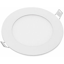 Optonica LED-Einbauleuchte 2601, 6 W, 440 lm, 6000K,rund, 95 RA, wei&szlig;