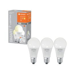 LEDVANCE LED-Lampe SMART+ WiFi Classic, A60, E27, EEK: F, 9 W, 806 lm, 2700 K, Smart, 3 St&uuml;ck