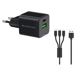 CONCEPTRONIC USB-Ladeger&auml;t ALTHEA16B USB-C USB-A 33W