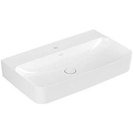 Villeroy & Boch Villeroy & Boch Finion Waschtisch 41688CR1 80x47cm, weiss, Ceramicplus, mit Hahnloch