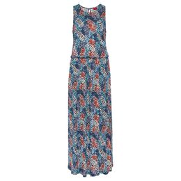 s.Oliver Sommerkleid Damen Gr&ouml;&szlig;e 36 blau / navy / rot / melone Winterkleid