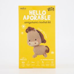 TK Maxx Braunes Ginger The Pony Amigurumi-Häkelset