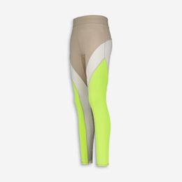 TK Maxx Beigefarben-neongrüne Leggings