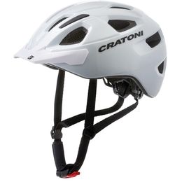 Fahrradhelm Cratoni "City C-SWIFT" Gr. 53, weiß (weiß glanz), Helme, 53/59 Kopfumfang: 53cm - 59cm