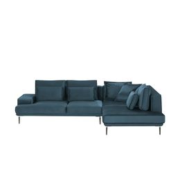 switch Ecksofa Livio ¦ blau ¦ Maße (cm): B: 293 H: 90 T: 225