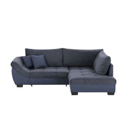 bobb Ecksofa Krissy ¦ blau ¦ Maße (cm): B: 251 H: 88 T: 190