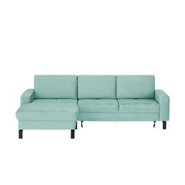 Höffner Ecksofa Coline Move ¦ blau ¦ Maße (cm): B: 258 H: 85 T: 185