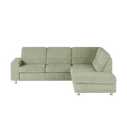 meinSofa Ecksofa Marc ¦ grün ¦ Maße (cm): B: 243 H: 85 T: 234