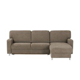 Smart Ecksofa Valencia ¦ braun ¦ Maße (cm): B: 267 H: 90 T: 173