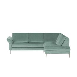 meinSofa Ecksofa Helen ¦ grün ¦ Maße (cm): B: 249 H: 83 T: 185