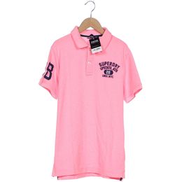 Superdry Herren Poloshirt, pink, Gr. 48