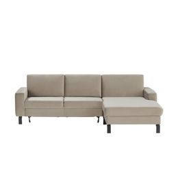 Höffner Ecksofa Coline Move ¦ beige ¦ Maße (cm): B: 258 H: 85 T: 185