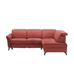 U.N.O uno Ecksofa Basel ¦ rot ¦ Maße (cm): B: 243 H: 100 T: 200