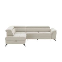 switch Ecksofa Aldeia ¦ beige ¦ Maße (cm): B: 252 H: 70 T: 200