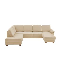 meinSofa Wohnlandschaft aus Kunstleder Oliver ¦ beige ¦ Maße (cm): B