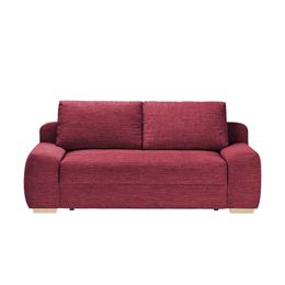 bobb Schlafsofa Eleny de Luxe II ¦ rot ¦ Maße (cm): B: 210 H: 96 T: