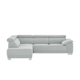 Höffner Ecksofa Chocolo ¦ blau ¦ Maße (cm): B: 270 H: 76 T: 205