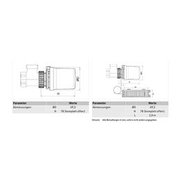 RESIDEO Thermostatregler Thera-6 weiß, 6-28 Grad C, DA-Anschluss T3019DA