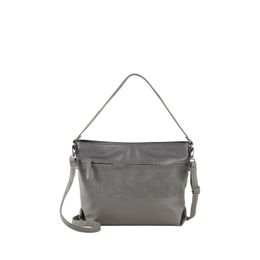 Tom Tailor Damen Nicolina Beuteltasche, silber, Uni, Gr. ONESIZE