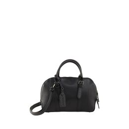 Tom Tailor Damen Danielle Handtasche aus Kunstleder, schwarz, Uni, Gr. ONESIZE