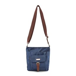 Tom Tailor Damen Schultertasche Rina, blau, Gr. ONESIZE