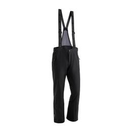 Skihose Maier Sports "Anton light" Gr. 102, Langgrößen, schwarz Herren Hosen Schneehose mit Hosenträgern, windwasserdicht, Regular Fit