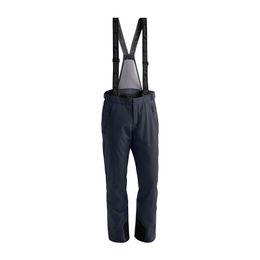 Skihose Maier Sports "Anton 2" Gr. 48, Normalgrößen, blau (dunkelblau) Herren Hosen Schneehose mit Hosenträgern, windwasserdicht, Regular Fit