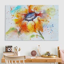 Akustikbild Painted Sunflower