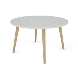 ByLiving Couchtisch LASSE, Breite 80 cm, Akazie natur/schwarz, skandinavisch