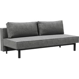 3-Sitzer INNOVATION LIVING &trade; "Sly, Schlafsofa, Dauerschlaffunktion, bequem und komfortabel", grau (twist charcoal), B:200cm H:68cm T:94cm, Sofas, Federkernmatratze; leichtg&auml;ngiger Auszugmechanismus