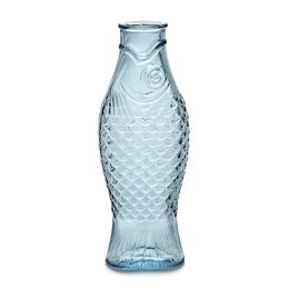 Serax - Fish & Fish Glasflasche, 850 ml, blau