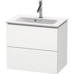 Duravit L-Cube Waschtischunterbau wandhängend Compact, 2 Schubkästen, Breite: 620mm, für Me by Starck 234263