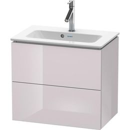 Duravit L-Cube Waschtischunterbau wandhängend Compact, 2 Schubkästen, Breite: 620mm, für Me by Starck 234263