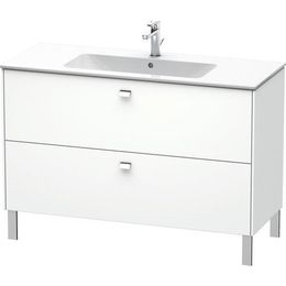 Duravit Brioso Waschtischunterbau stehend 122,0 x 47,9 cm, mit 2 Auszüge, inkl. Siphonausschnitt und Schürze, für Waschtisch ME by Starck 233612