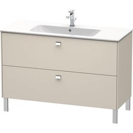 Duravit Brioso Waschtischunterbau stehend 122,0 x 47,9 cm, mit 2 Auszüge, inkl. Siphonausschnitt und Schürze, für Waschtisch ME by Starck 233612