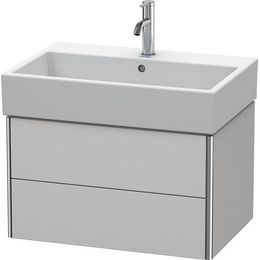 Duravit XSquare Waschtischunterbau wandhängend 68,4x 46,0 cm, 2 Schubkästen, für Waschtisch Vero Air 235070