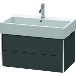 Duravit XSquare Waschtischunterbau wandhängend 78,4x 46,0 cm, 2 Schubkästen, für Waschtisch Vero Air 235080