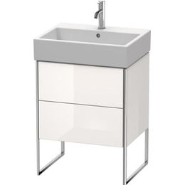 Duravit XSquare Waschtischunterbau stehend 58,4x 46,0 cm, 2 Auszüge, für Waschtisch Vero Air 235060