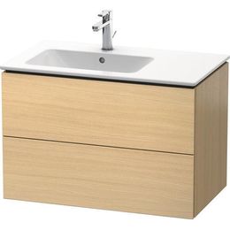 Duravit L-Cube Waschtischunterbau wandhängend 82,0 x 48,1 cm, 2 Schubkästen, für ME by Starck 234583 Becken links