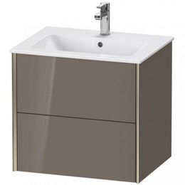 Duravit XViu 4125 Waschtischunterbau wandhängend, 2 Schubkästen, für Waschtisch Me by Starck 233663, 610x480 mm