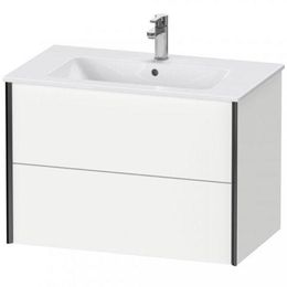 Duravit Durait XViu 4126 Waschtischunterbau wandhängend, 2 Schubkästen, für Waschtisch ME by Starck 233683, 810x480 mm