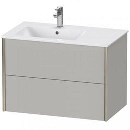 Duravit XViu 4158 Waschtischunterbau wandhängend, 2 Schubkästen, für Waschtisch Me by Starck 234583 Becken links, 810x480 mm