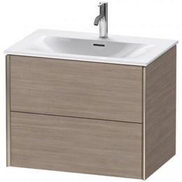 Duravit Durait XViu 4133 Waschtischunterbau wandhängend, 2 Schubkästen, für Waschtisch Viu 234473, 710x480 mm