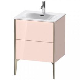 Duravit XViu 4300 Waschtischunterbau stehend, 2 Auszüge, für Waschtisch Viu 234463, 610x480 mm