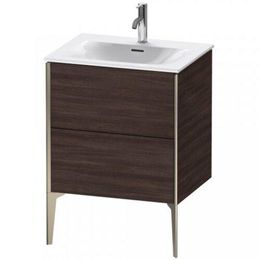 Duravit XViu 4300 Waschtischunterbau stehend, 2 Auszüge, für Waschtisch Viu 234463, 610x480 mm