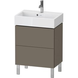 Duravit L-Cube Waschtischunterbau stehend Compact, 2 Auszüge, Breite: 584mm, für Vero Air 236860