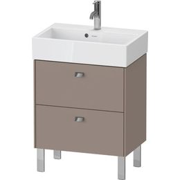 Duravit Brioso Waschtischunterbau stehend Compact 58,4 x 38,9 cm, 2 Auszüge, inkl. Siphonausschnitt und Schürze, für Waschtisch Vero Air 236860