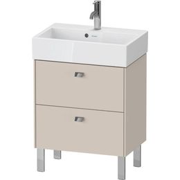 Duravit Brioso Waschtischunterbau stehend Compact 58,4 x 38,9 cm, 2 Auszüge, inkl. Siphonausschnitt und Schürze, für Waschtisch Vero Air 236860