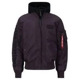 Bomberjacke Alpha Industries "Alpha Industries Men - Bomber Jackets MA-1 D-Tec SE" Gr. XL, lila (plum) Herren Jacken