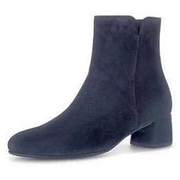 Stiefelette Gabor Gr. 38,5, blau (nachtblau) Damen Schuhe Blockabsatz, Businesschuh, Ankleboots mit Best Fitting-Ausstattung